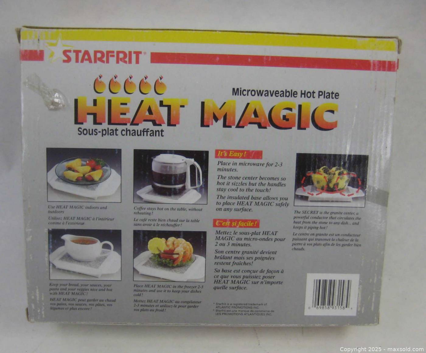 Starfrit Heat Magic microwavable hot plate | Maxsold