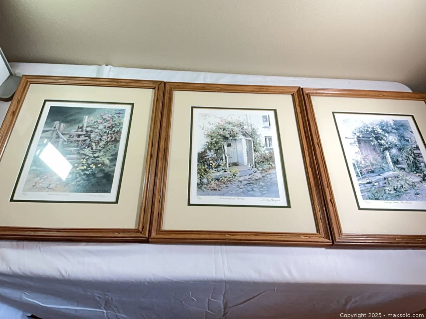 Three framed Judy Boyes prints | Maxsold