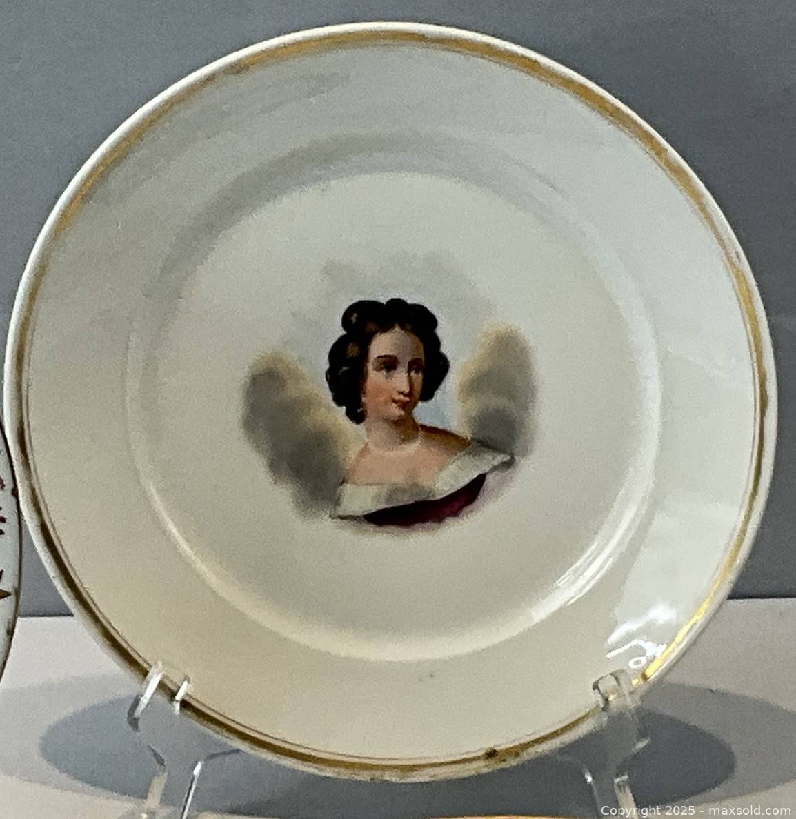 Three porcelain portrait plates | Maxsold