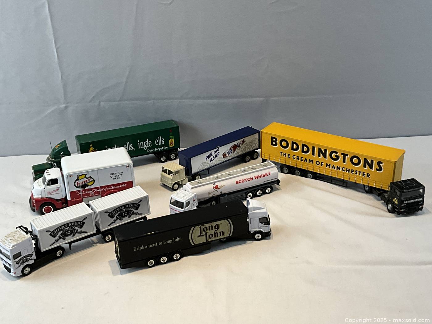 7 die-cast liquor & beer advertising trucks | Maxsold