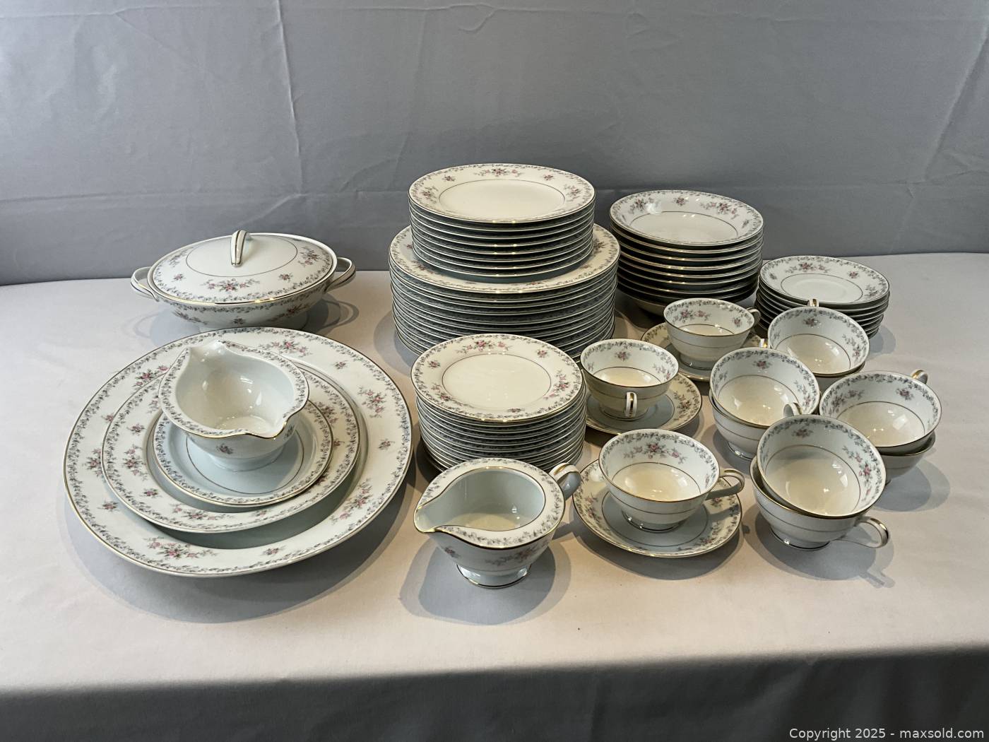 66-Piece Noritake Barton Pattern China | Maxsold