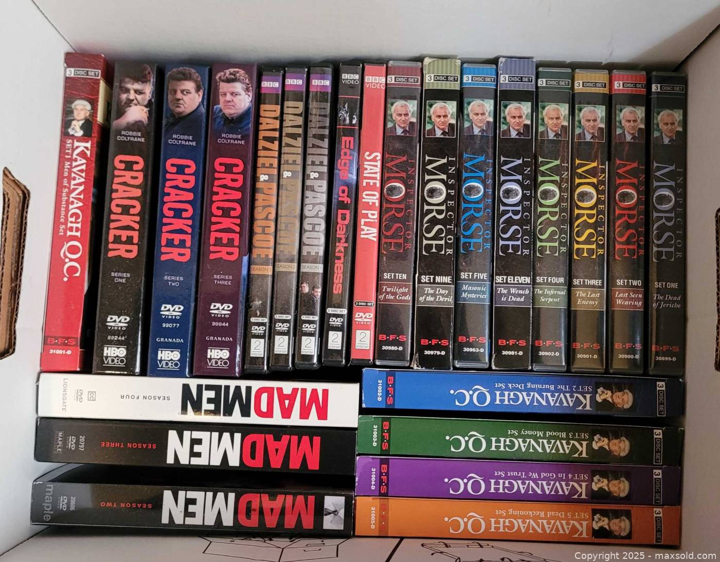 33 British television DVD sets | Maxsold