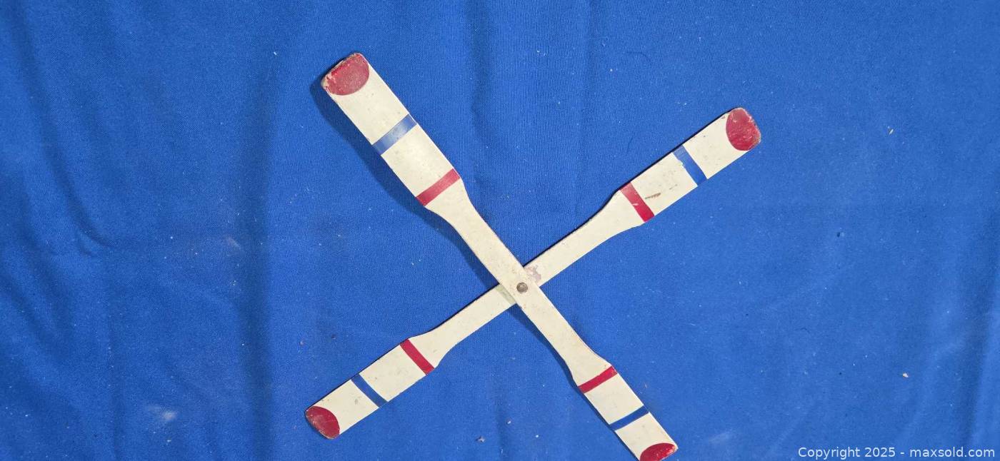 Hand-Painted Wooden Cross Boomerang | Maxsold