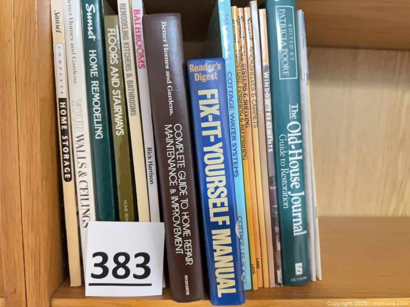 Home repair and remodeling books, 22 | Maxsold