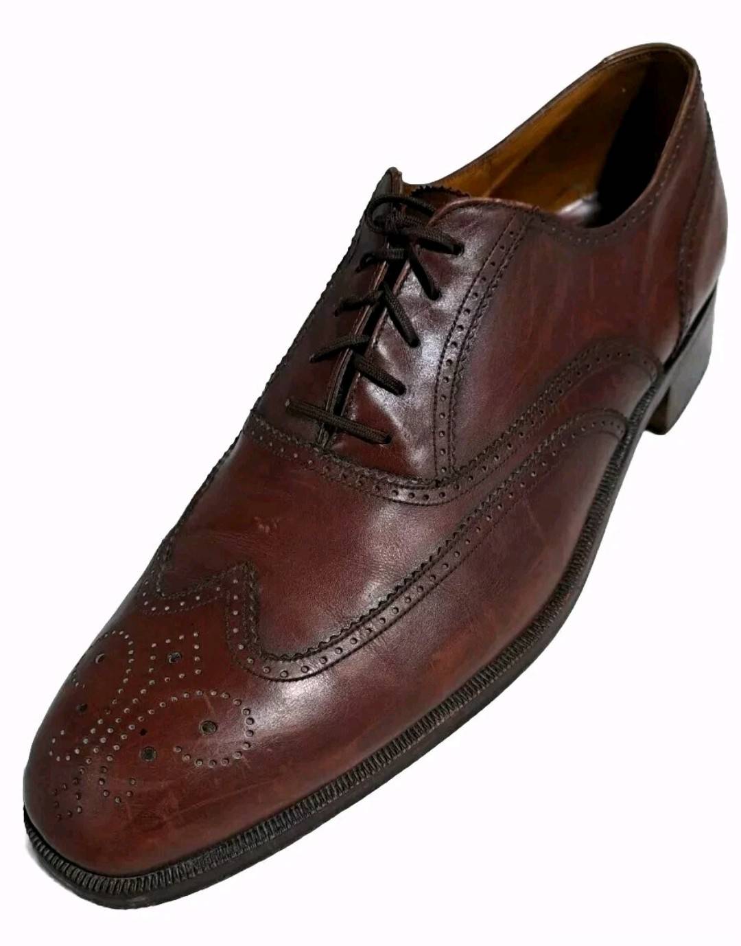 Bally men’s wingtip brogues size 11.5 | Maxsold