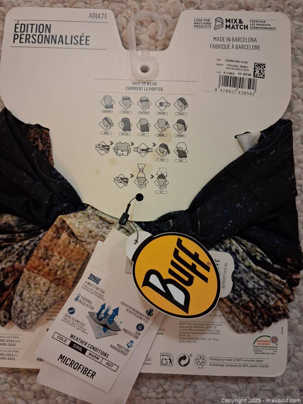 Buff Custom Edition Multiuse Headwear | Maxsold