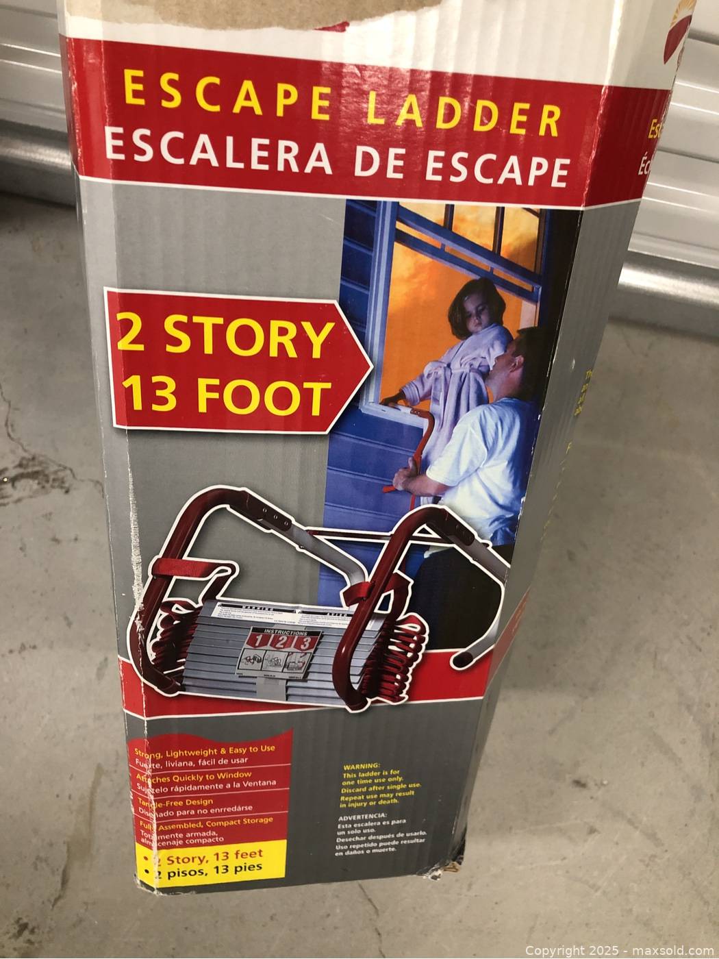 Kidde 2-Story 13-Foot Escape Ladder | Maxsold