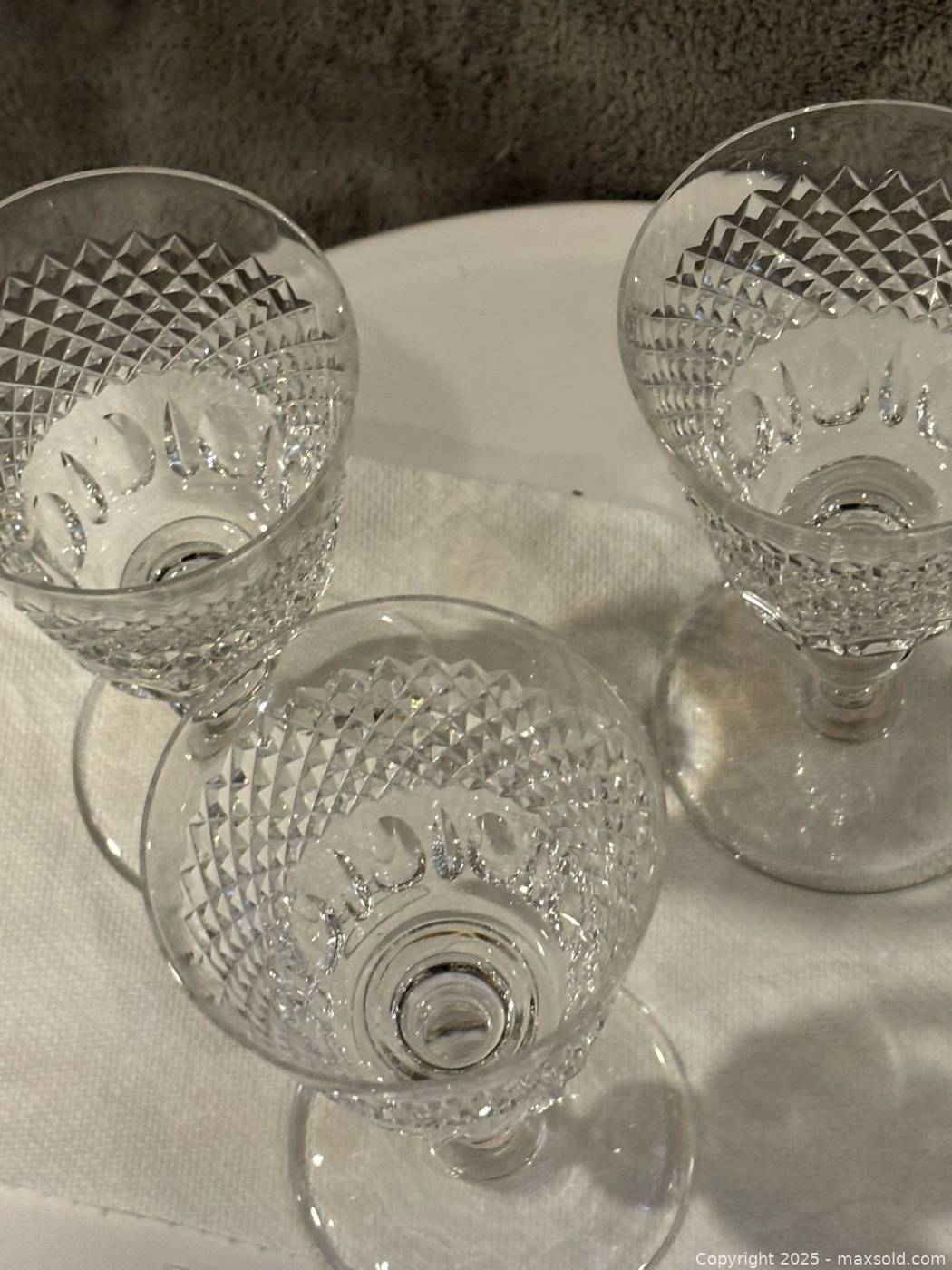Edinburgh Crystal 6 3/8 in Water Goblets, 3 | Maxsold