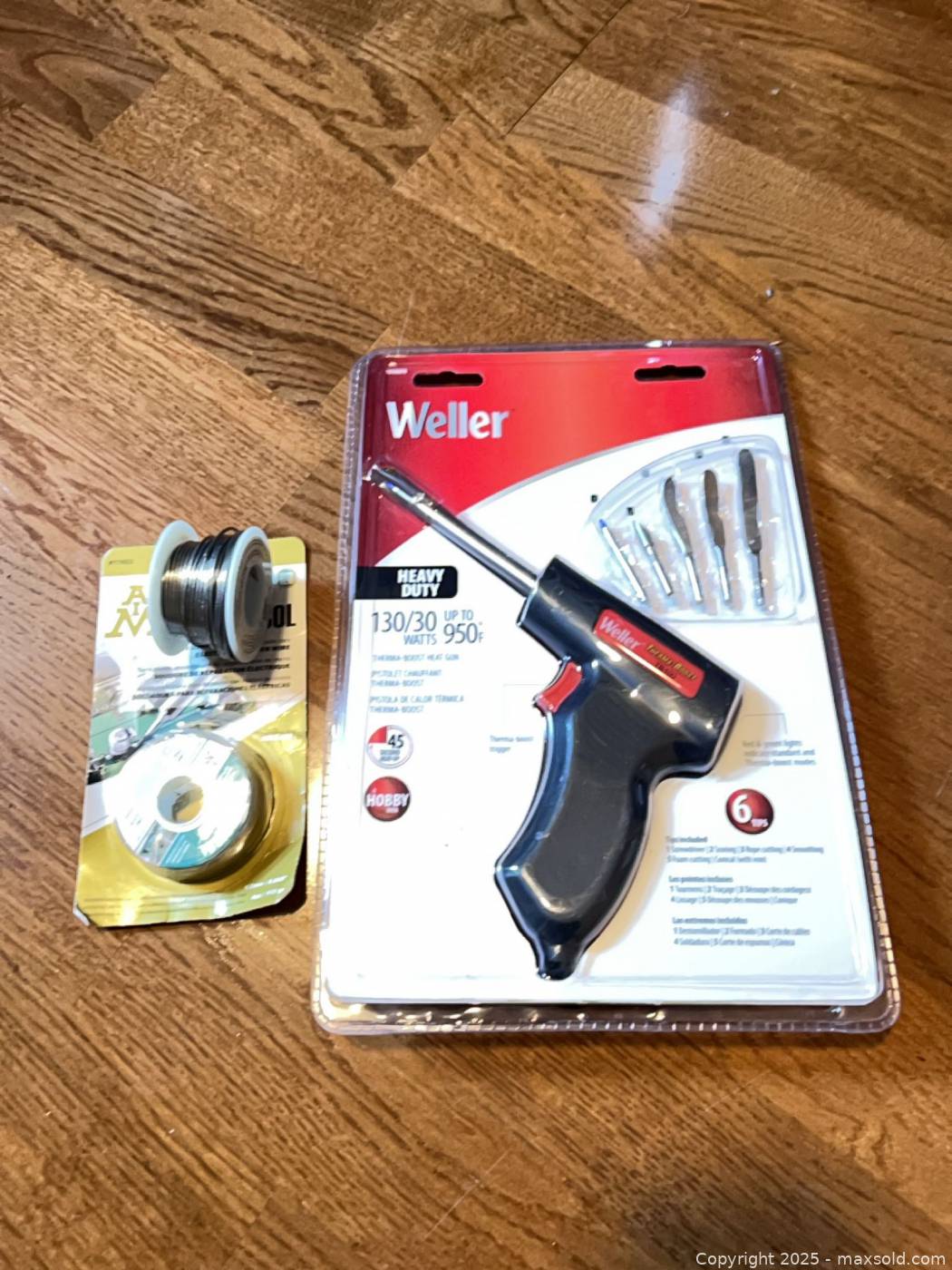 Weller TB100 Soldering Tool Kit With Tips And Solder | Maxsold