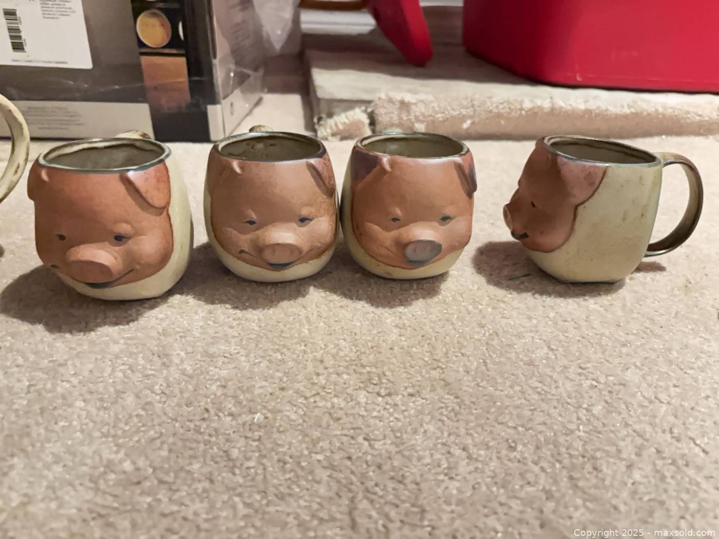 Giftcraft Japan pig ceramic tea set, 6-piece | Maxsold