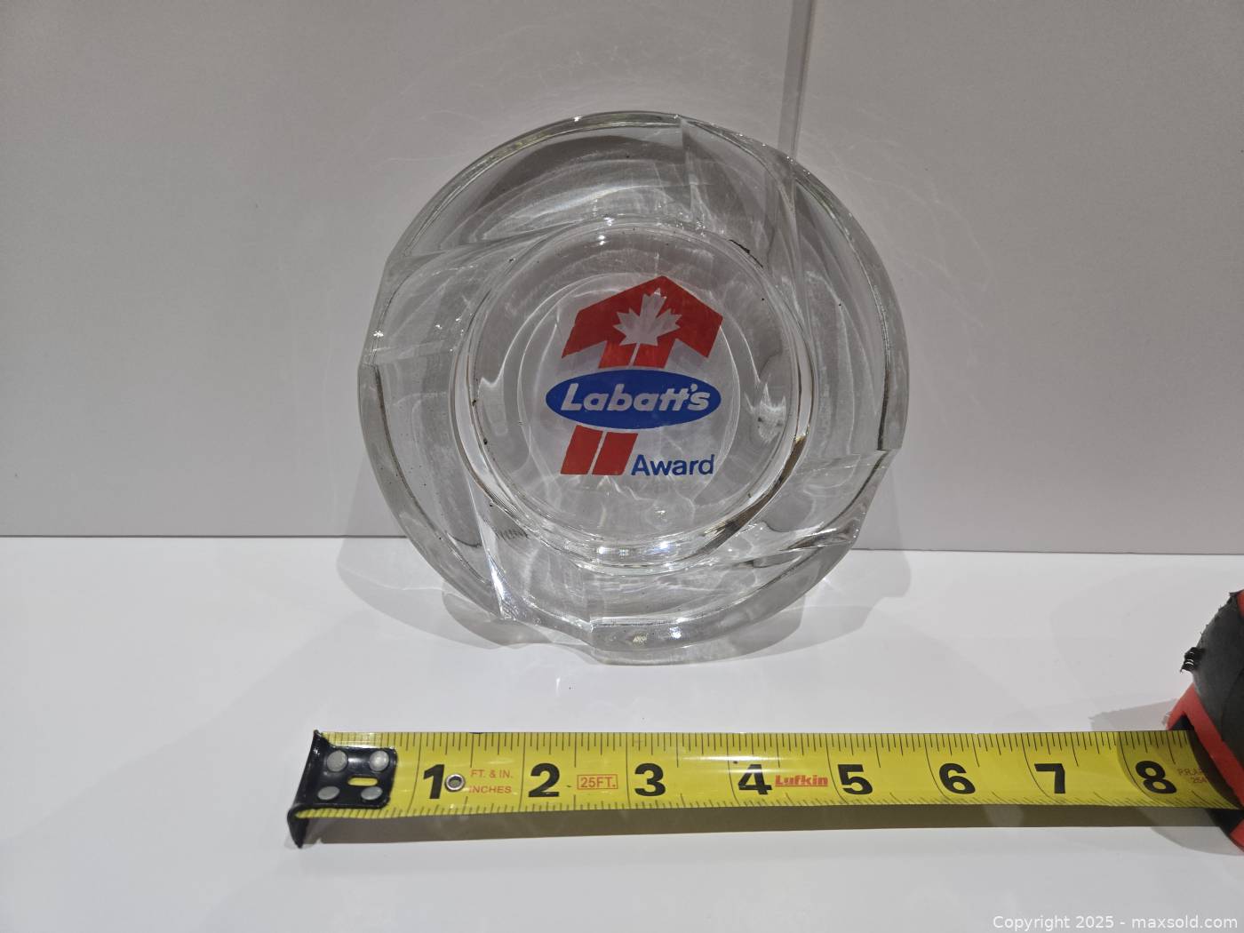 Labatt's & Dominion Ale Glass Ashtrays | Maxsold