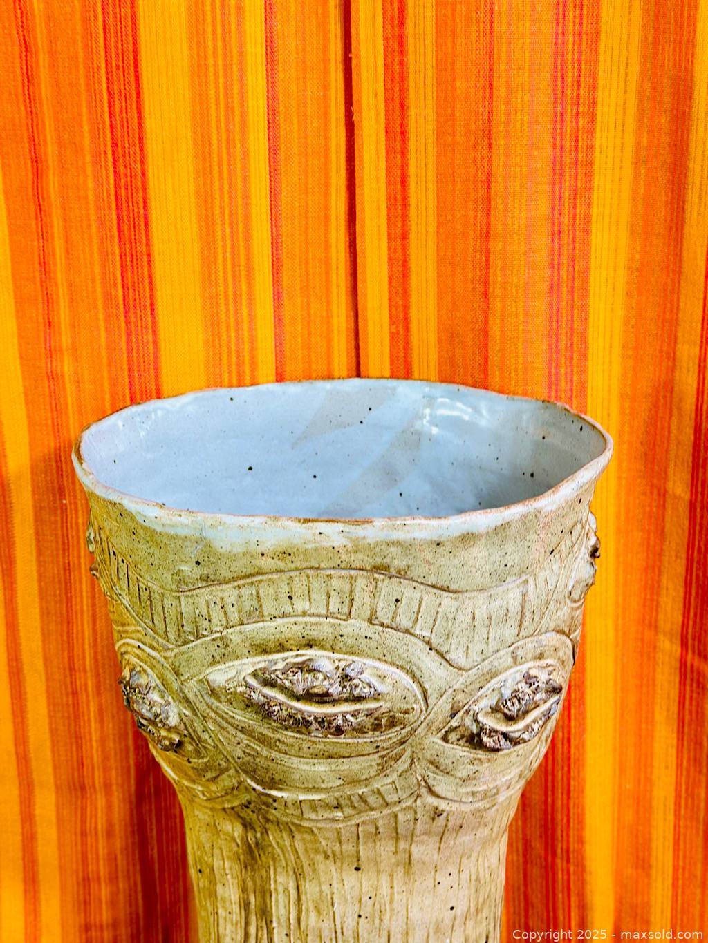 Signed Helen Palmer Handbuilt Pottery Vase | Maxsold