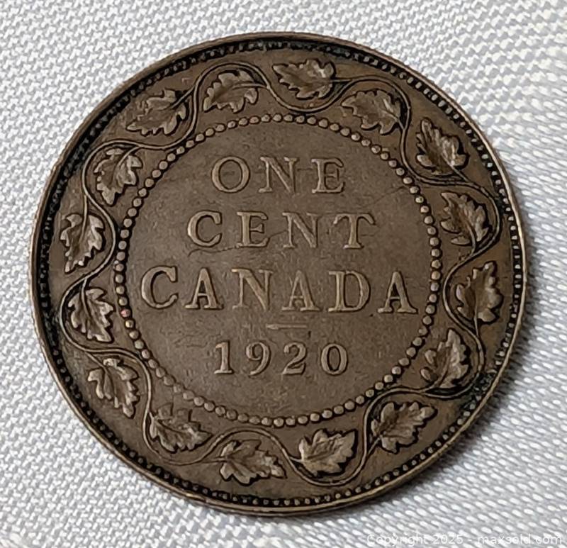1920 Canada One Cent Coin | Maxsold