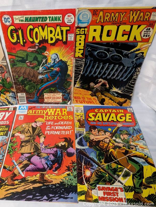 Military comic books lot of 6 | Maxsold