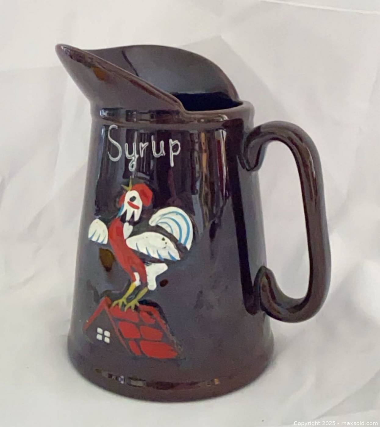 Vintage Japanese Redware Syrup Pitcher | Maxsold