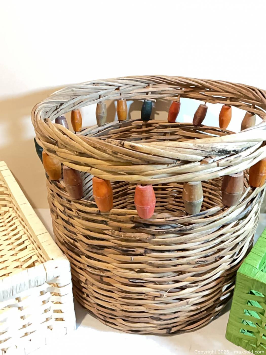 Colorful Basket Assortment | Maxsold