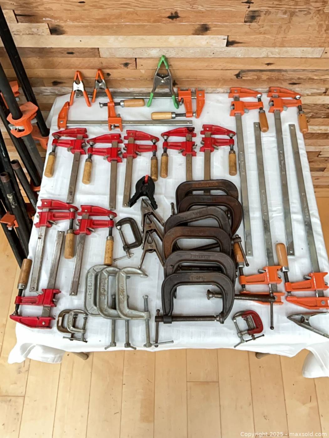 Assorted Bar, C, Corner & Pipe Clamps | Maxsold