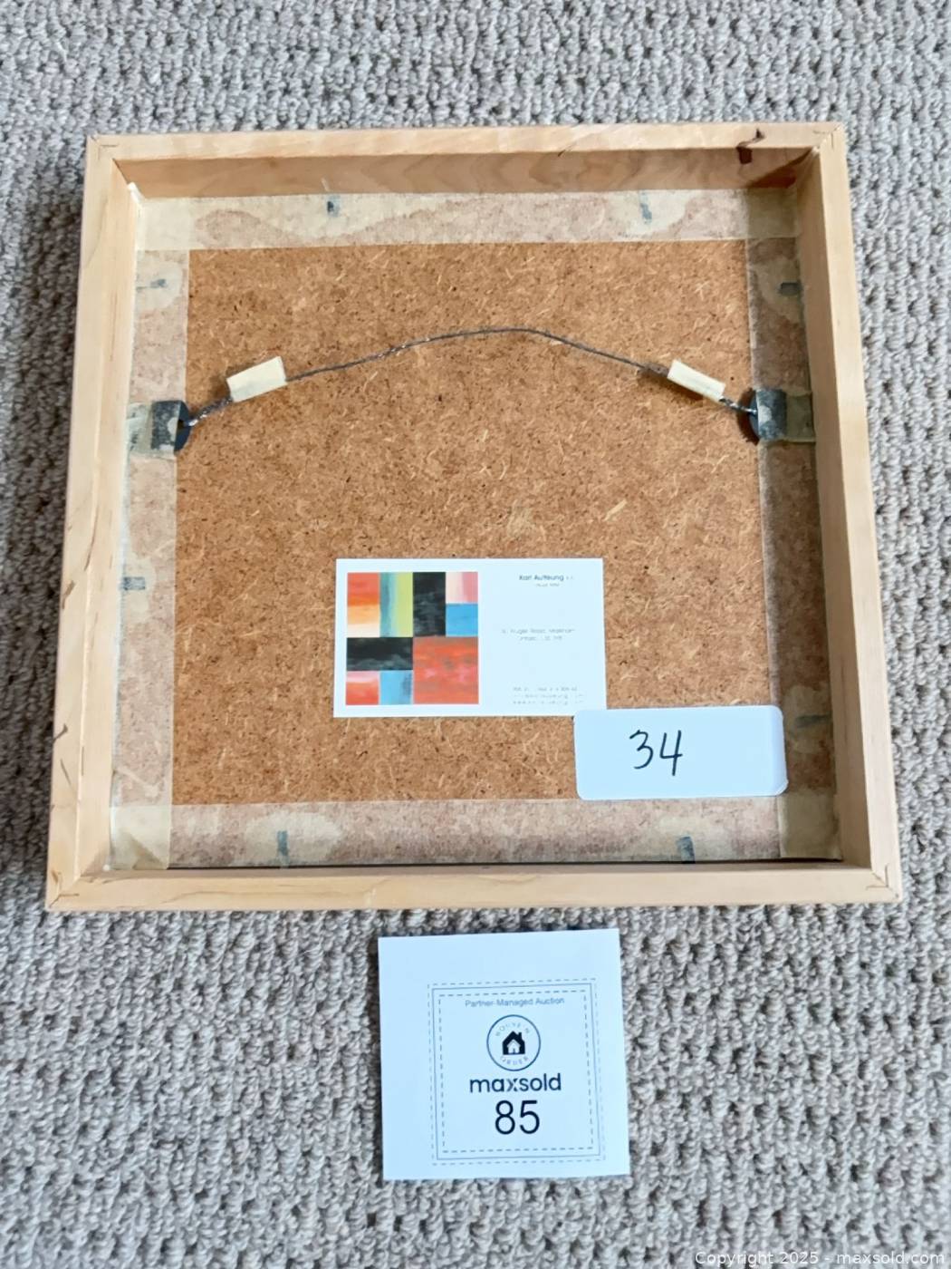 Framed Photograph Pointe au Baril 2003 & Kari AuYeung Original Painting ...