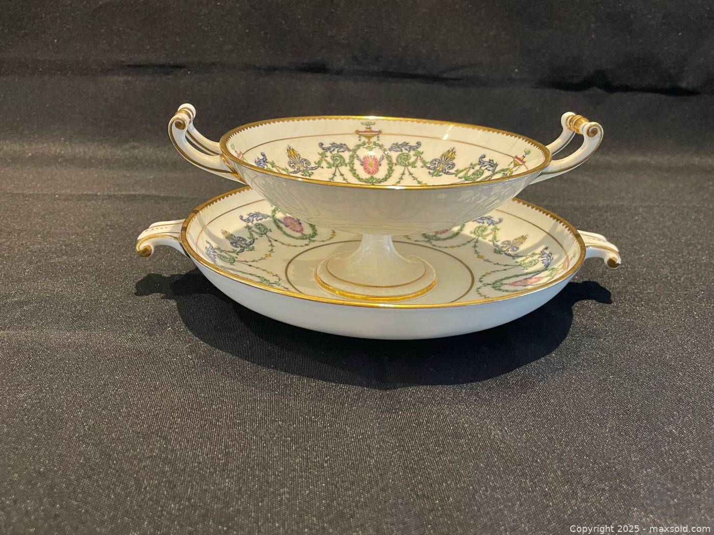 Mintons bone china plates, soup bowl & tray | Maxsold