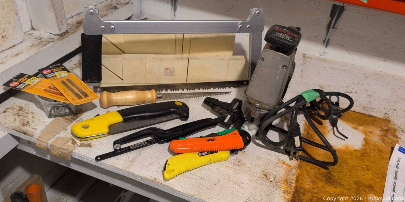 Craftsman Auto Scroller Jigsaw, Mitre Box, Folding, Hack, Drywall ...