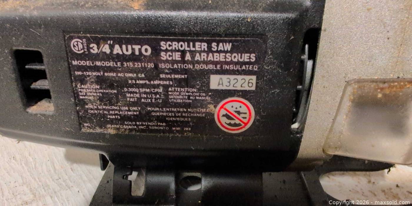 Craftsman Auto Scroller Jigsaw, Mitre Box, Folding, Hack, Drywall ...