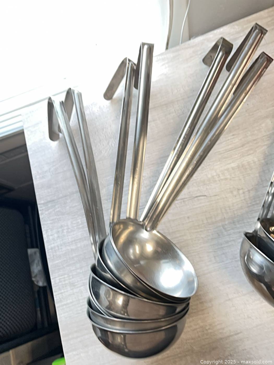 25 stainless steel serving ladles and spoons | Maxsold