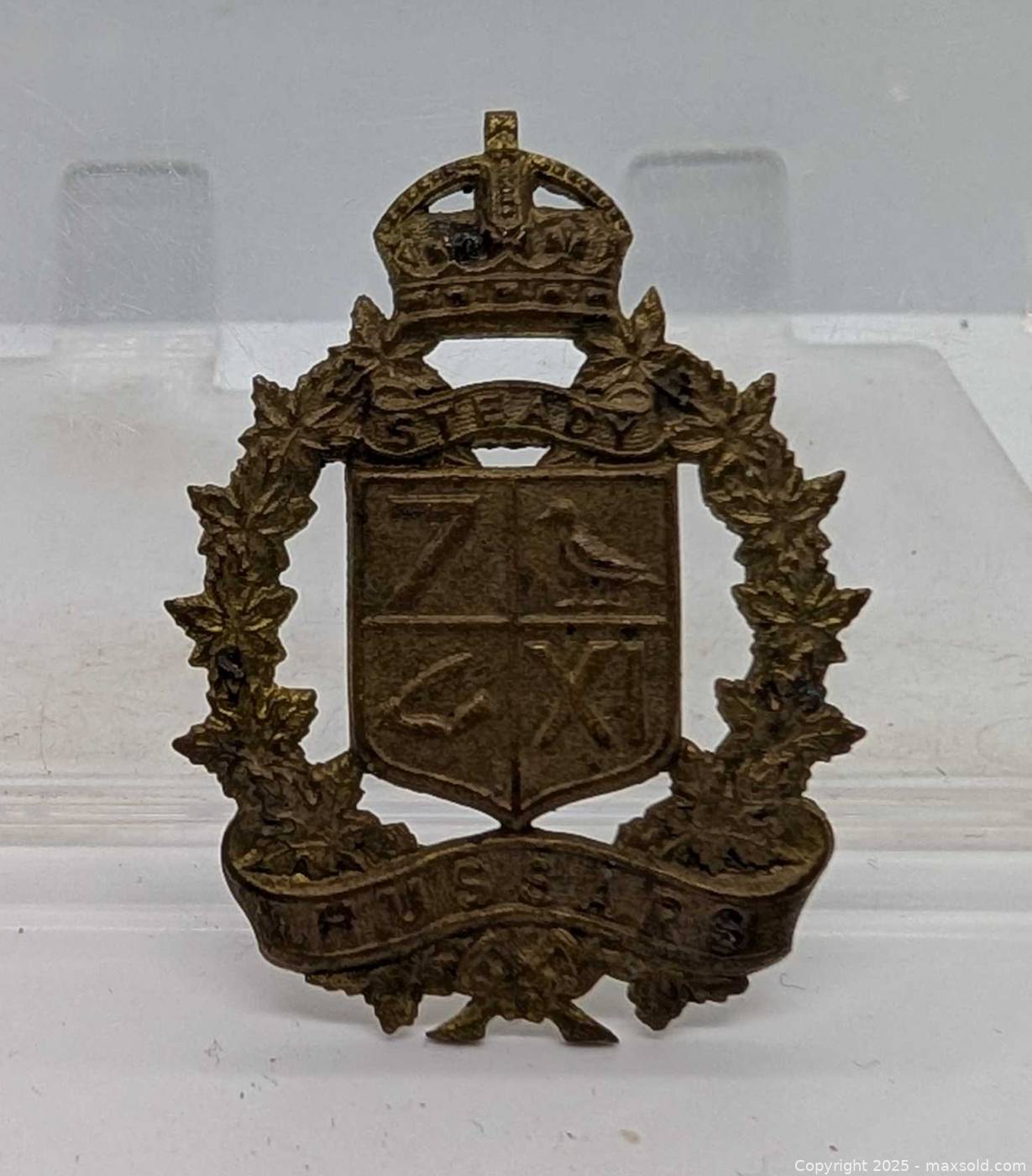 WW2 Lord Strathcona's Horse Royal Canadians cap badge | Maxsold