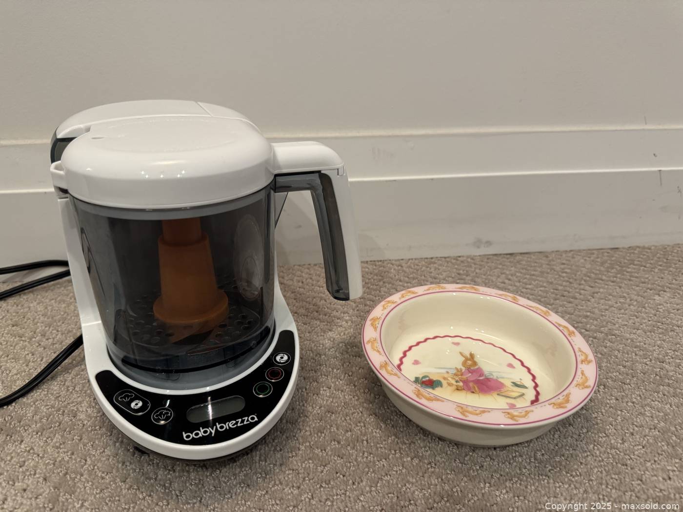 Baby Brezza One Step Food Maker Deluxe and Bunnykins Sweethearts Bowl ...