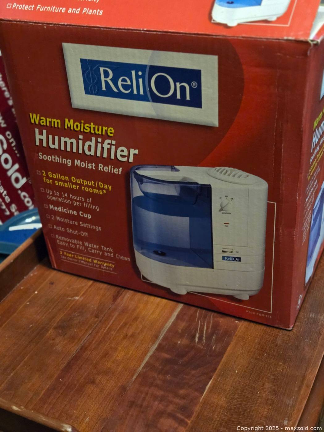 ReliOn Warm Moisture Humidifier RWM-975 & Dr. Scholl's Deluxe Electric ...