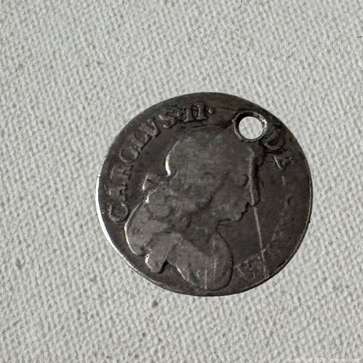 Charles II 1679 sterling silver Maundy coin | Maxsold