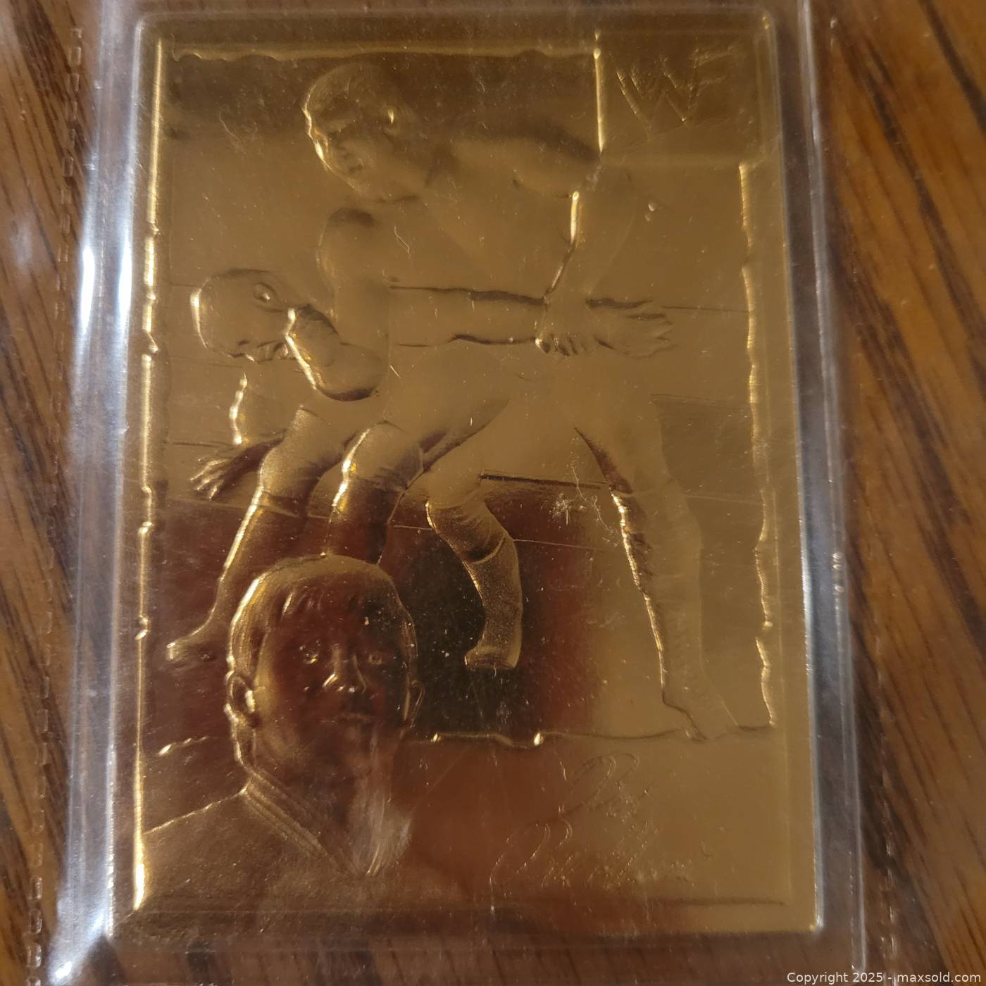 Bob Backlund 1999 WWE Gold Card | Maxsold