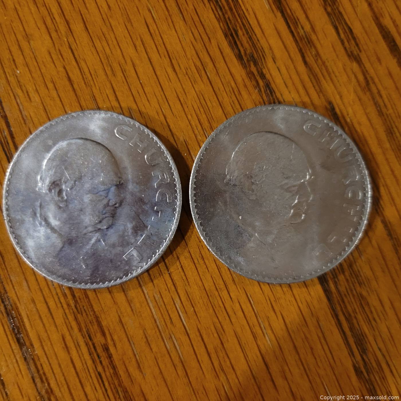 1965 British Churchill Crown Coins (2) | Maxsold