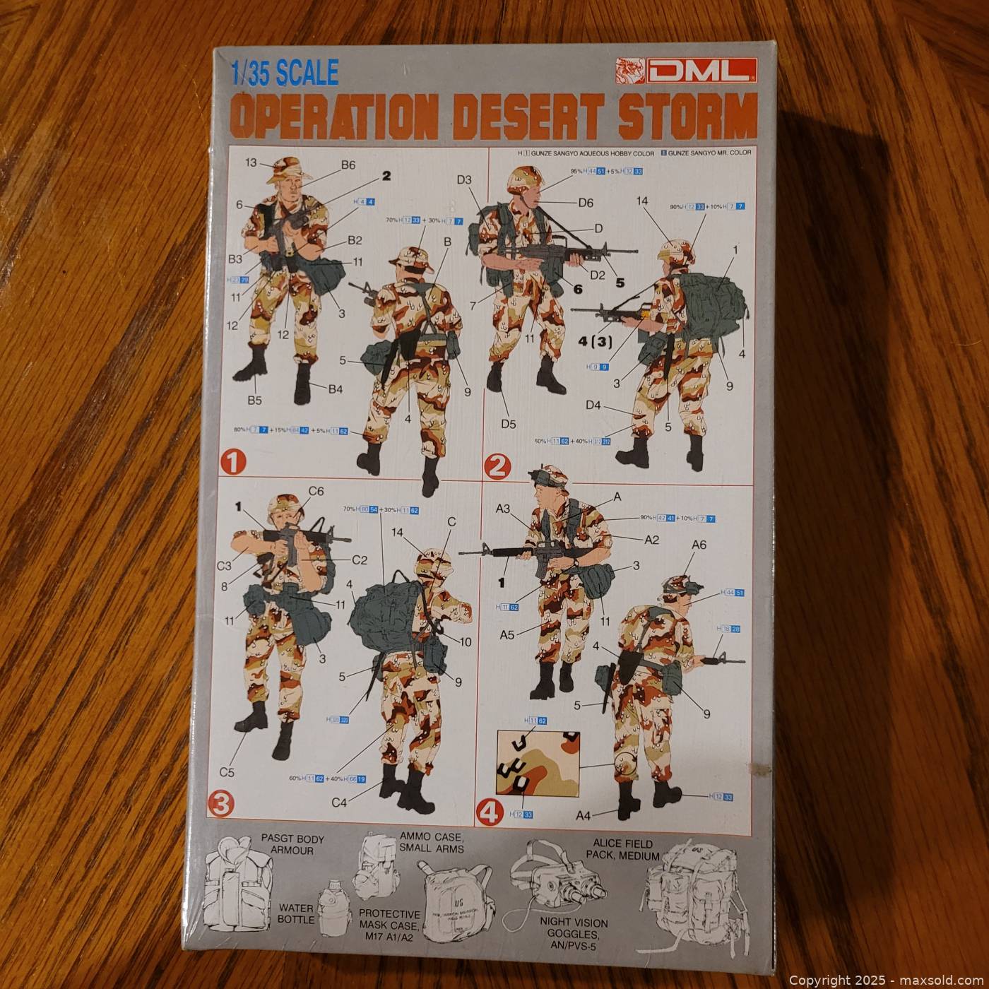 DML 1/35 Scale Operation Desert Storm model kit | Maxsold
