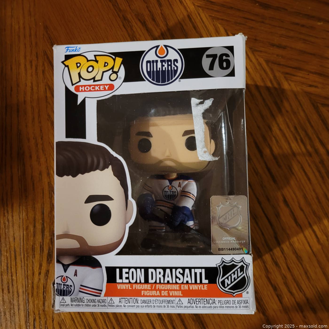 Funko Pop Leon Draisaitl Vinyl Figure #76 | Maxsold