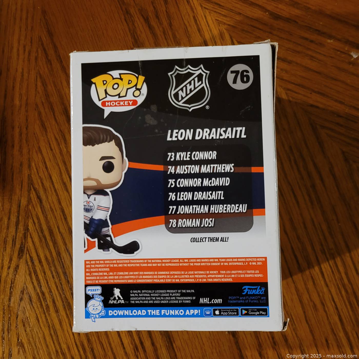 Funko Pop Leon Draisaitl Vinyl Figure #76 | Maxsold
