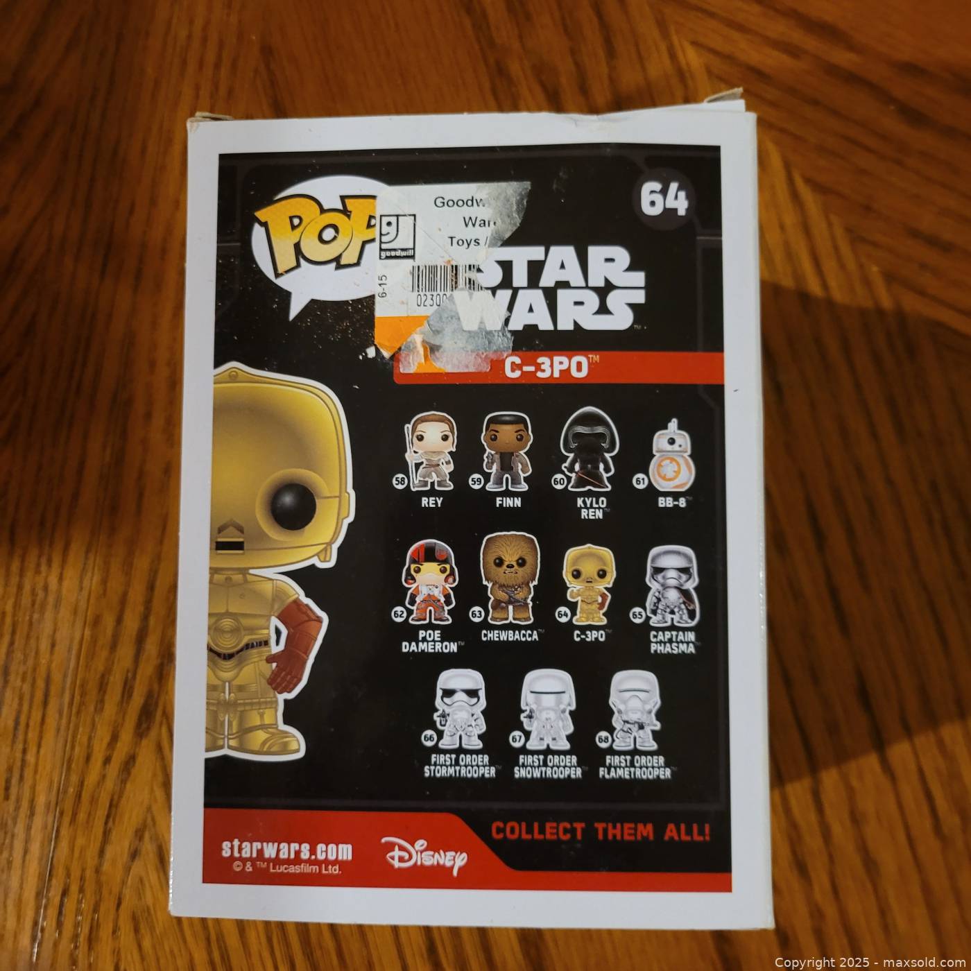 Funko Pop Star Wars C-3PO #64 bobble-head | Maxsold