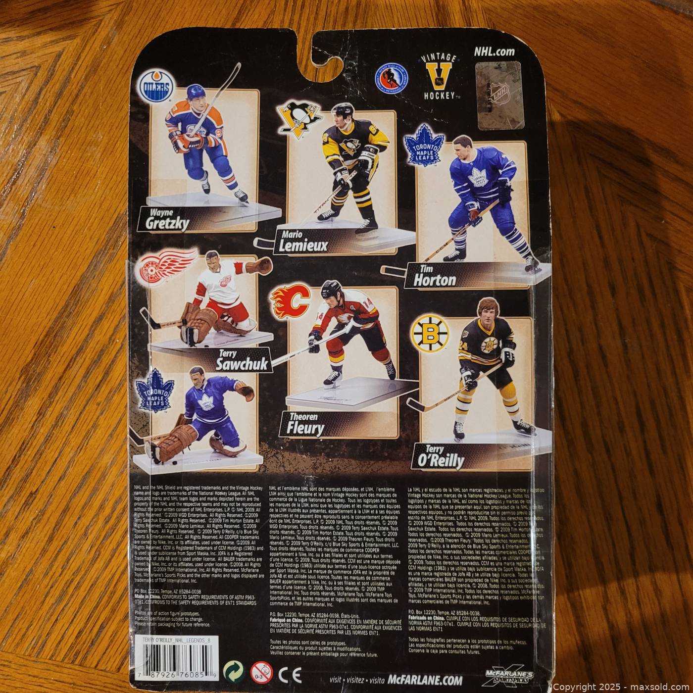 McFarlane Terry O'Reilly action figure | Maxsold