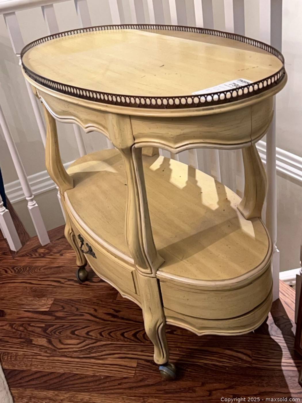 Vintage French Provincial bar cart | Maxsold