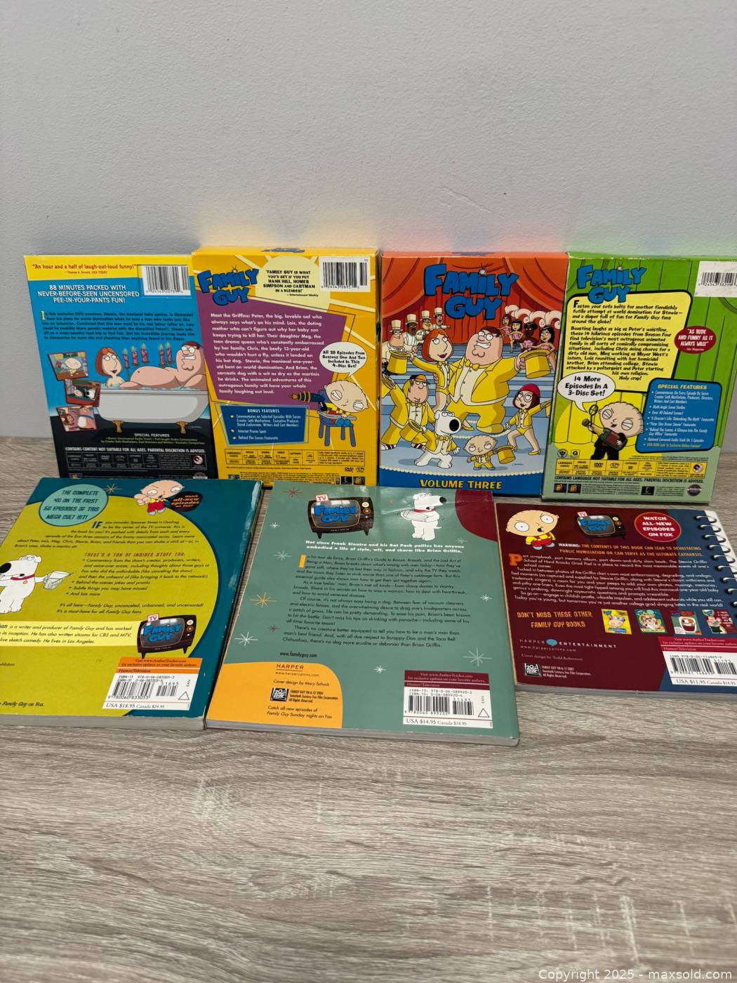 Family Guy DVDs & Books | Maxsold