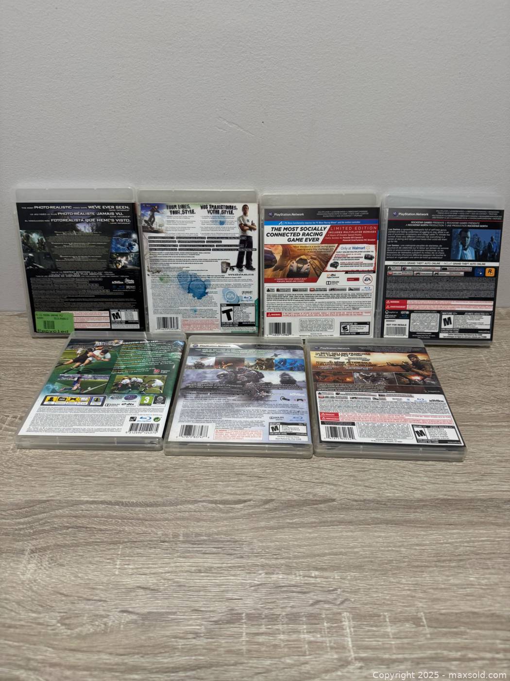 PlayStation 3 game bundle, 7 titles | Maxsold