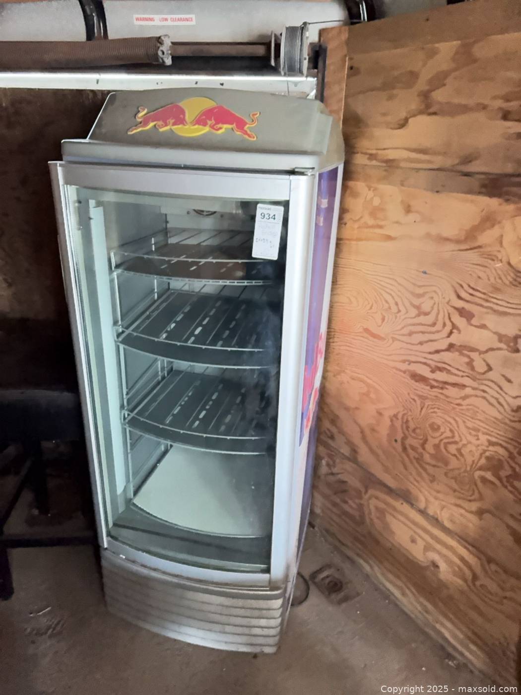 Red Bull retail display fridge | Maxsold