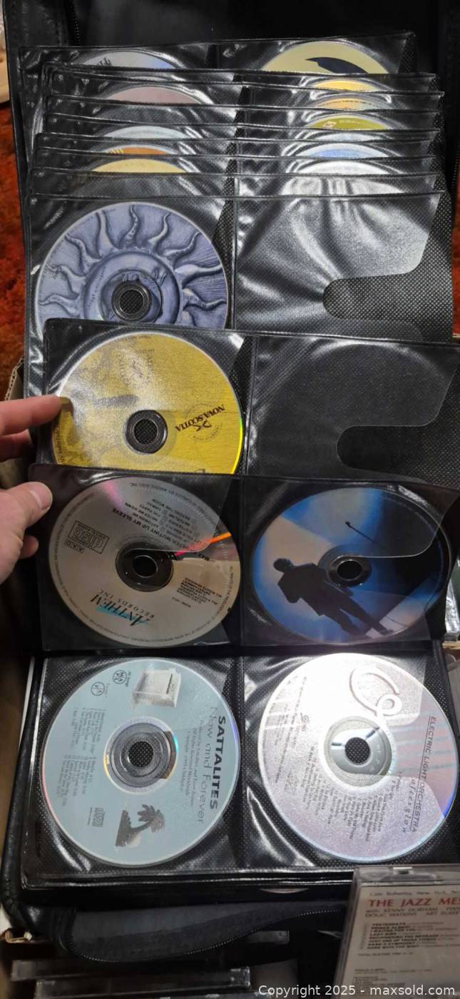 CD collection in disc wallets | Maxsold