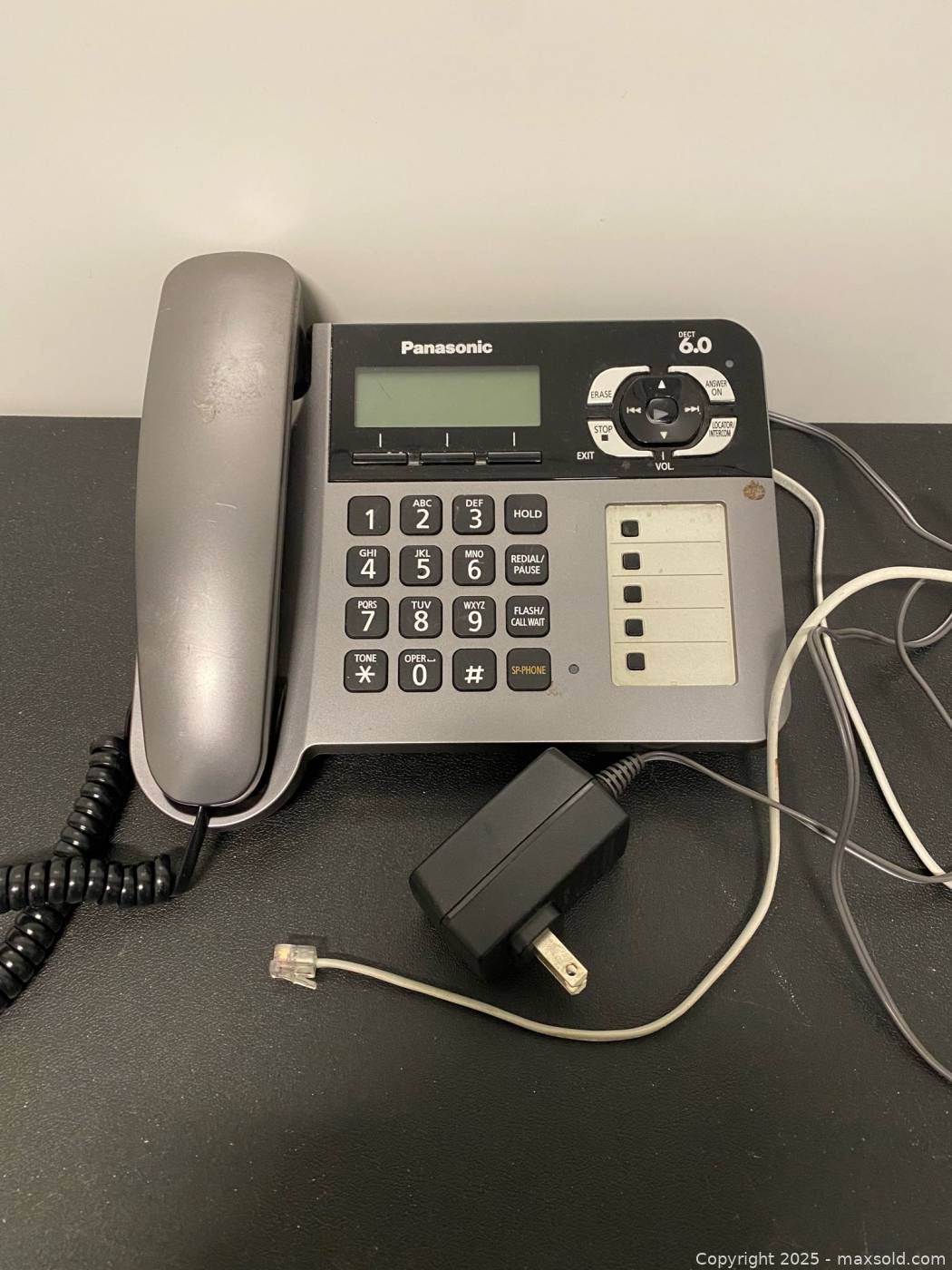 Panasonic KX-TG1061C corded DECT 6.0 telephone | Maxsold