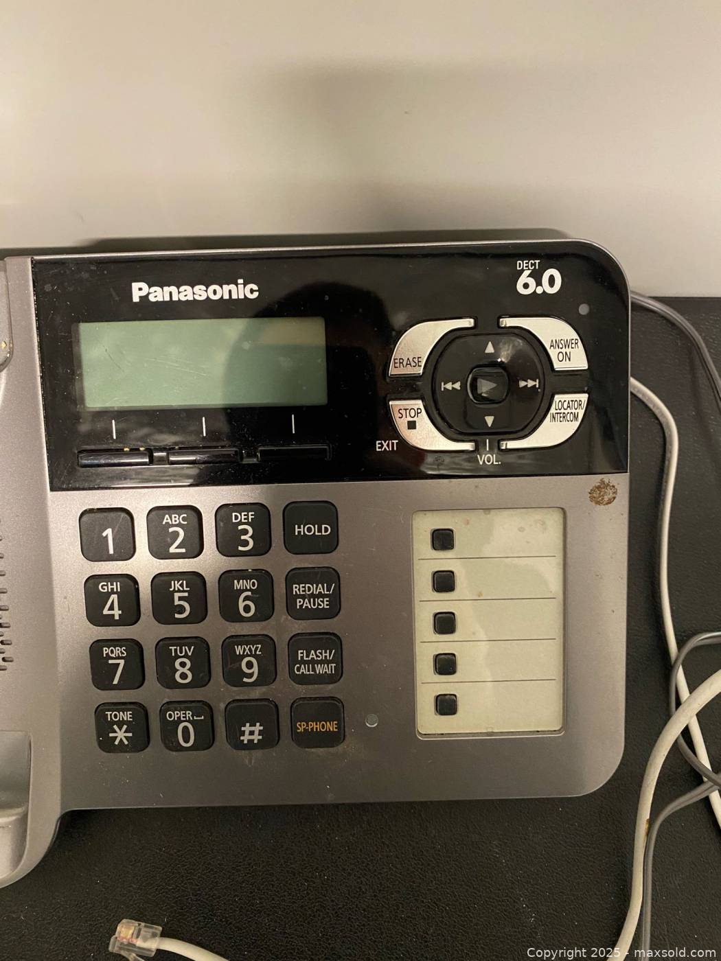 Panasonic KX-TG1061C corded DECT 6.0 telephone | Maxsold