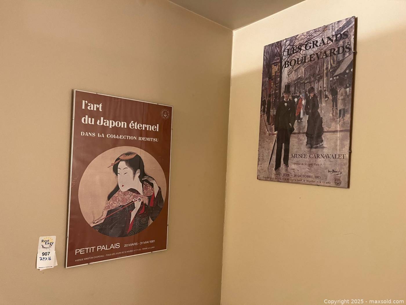 Framed French Museum Exhibition Posters | Maxsold