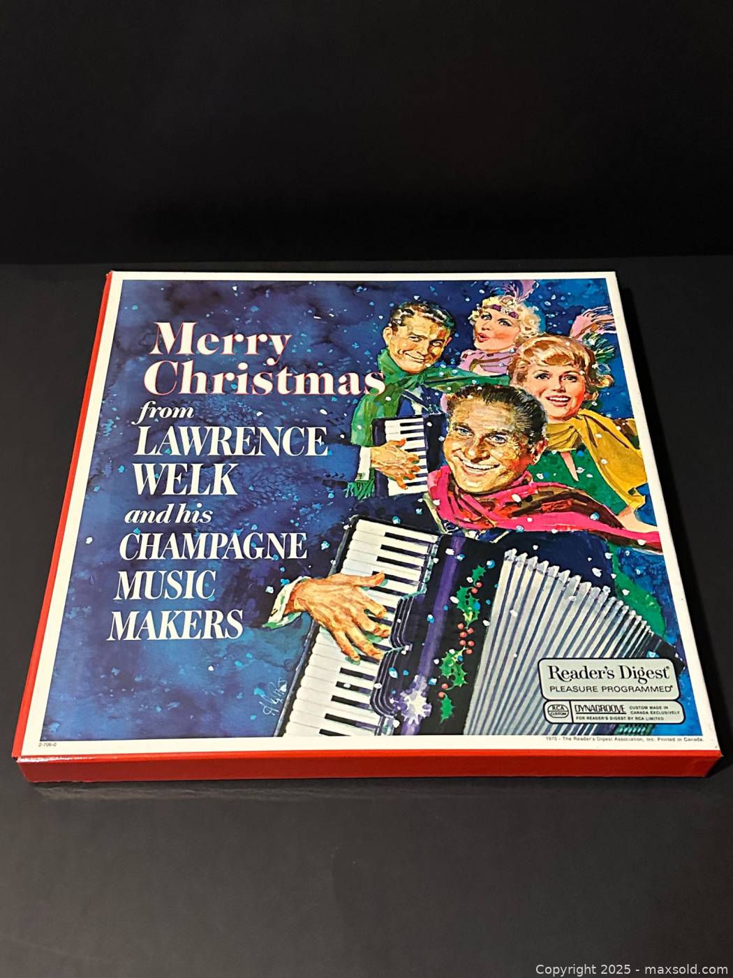 Lawrence Welk Merry Christmas 4-LP box set | Maxsold