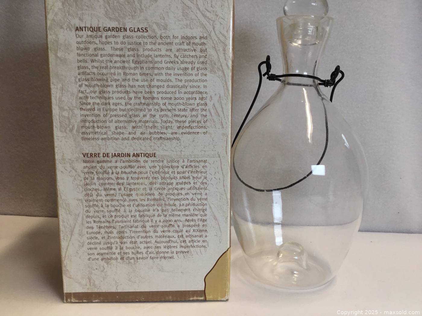 Glass Fly and Wasp Catcher, new in box | Maxsold