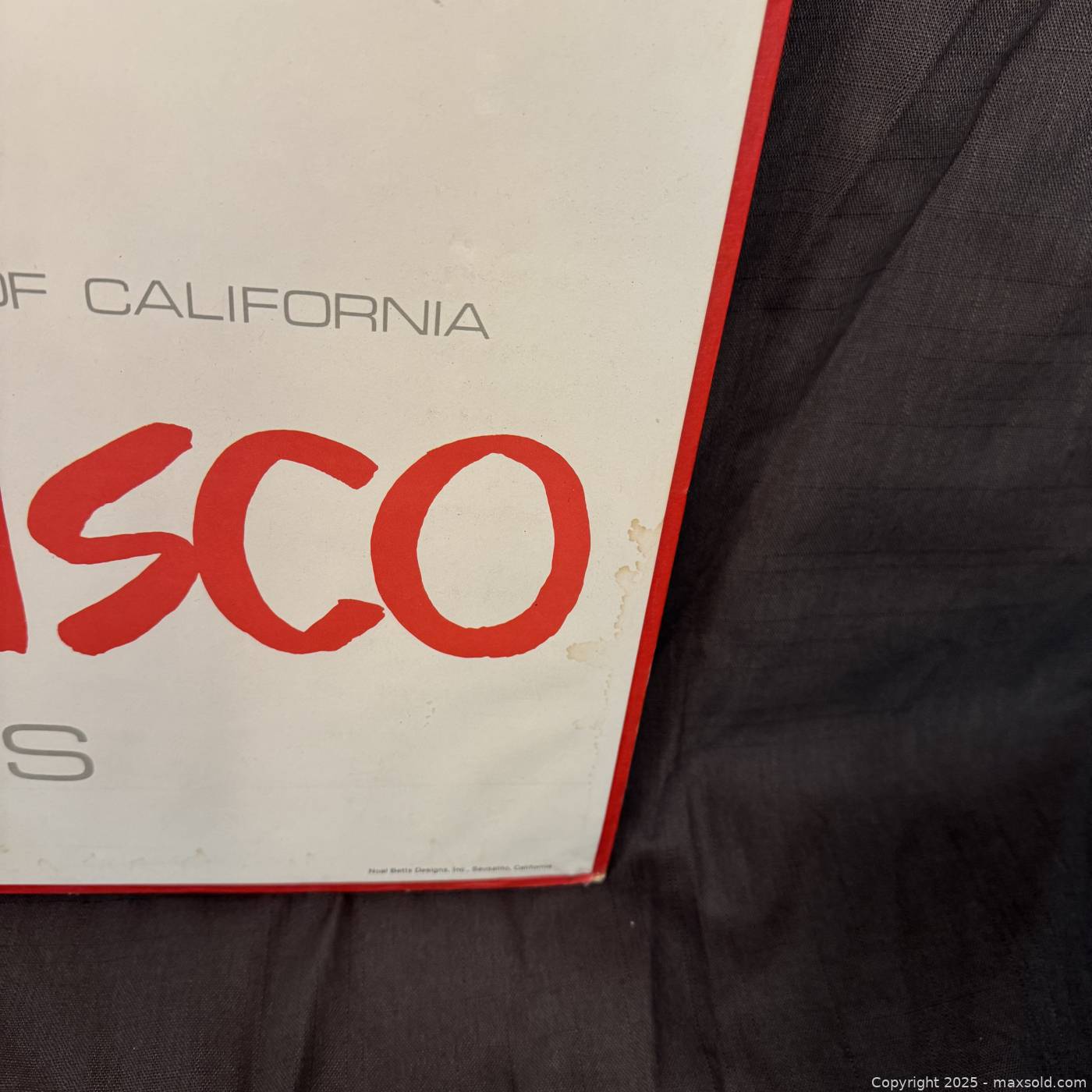 Noel Betts “San Francisco” lithograph poster | Maxsold