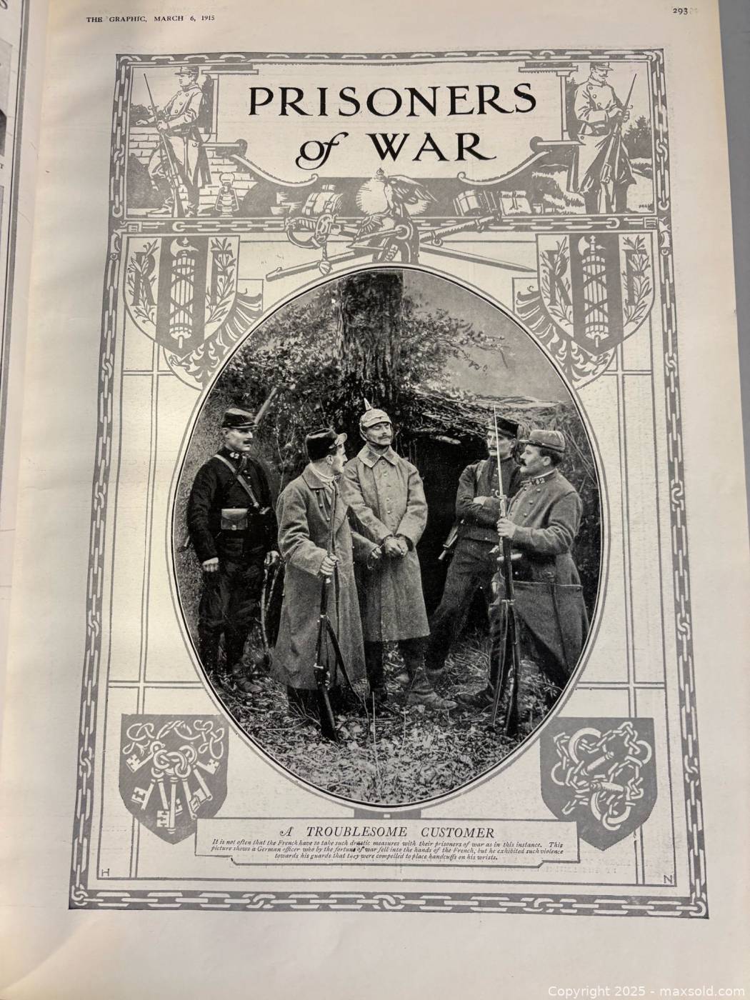 1915 The Graphic illustrated weekly bound volume | Maxsold