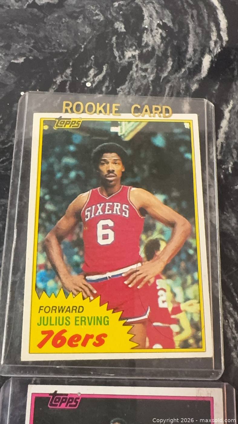1980 Topps Basketball Cards Julius Erving & Magic Johnson | Maxsold